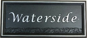 house name signs, custom made in solid cast iron by Lumley Designs UK