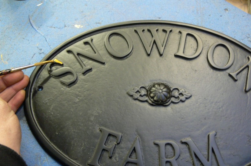 House Sign Restoration | Lumley Designs